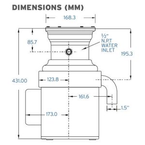 Triturador de Desperdicios Comerciales SS-100-28 - Mobiliario Restaurantero