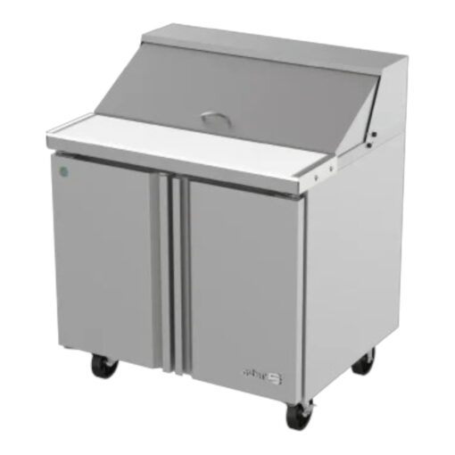 Mesa Refrigerada Preparación de Ensaladas 9.2 ft3 APTS-36-10-HC Asber ...